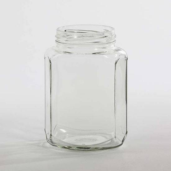 375 ml Flint Hex Jar, 63-2030 Twist, 12x1. Commercial & Industrial ...
