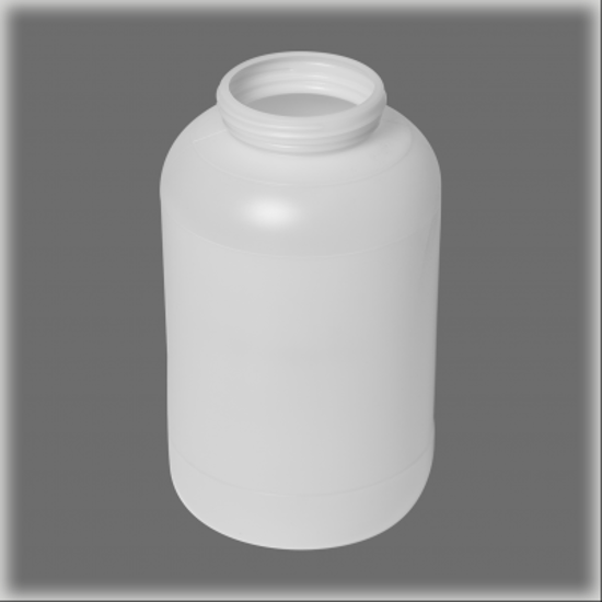 128 oz Natural HDPE Wide Mouth Jar, 89-400, 4x1, 120 Gram. Commercial ...