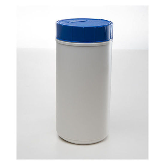 120 mm Blue PP Spring Loaded Canister Lid, Unlined. Pipeline Packaging