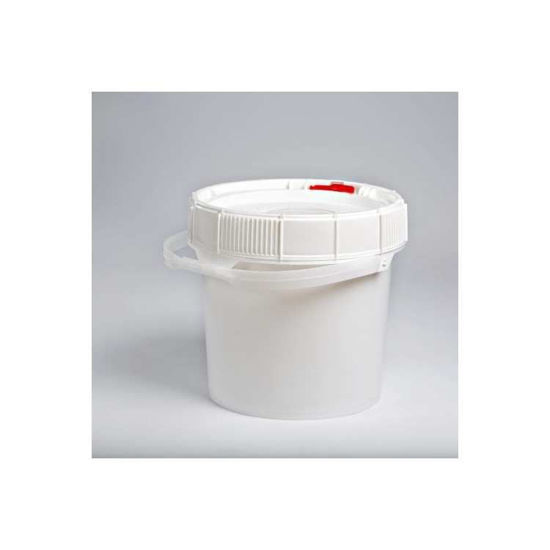 3.5 Gallon White HDPE Life Latch New Generation Pail. Pipeline Packaging