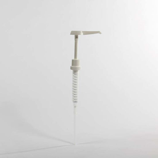 38-400 White Dispensing Pump w/ 11 7/16" Dip Tube. Pipeline Packaging