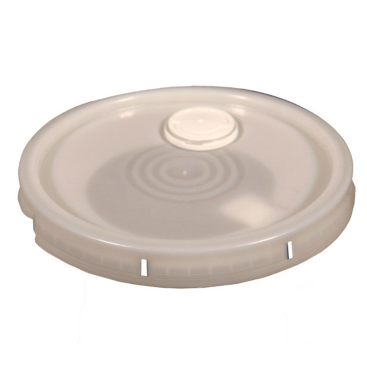 Natural HDPE Tear Tab Cover for Plastic Pails 3.5 - 6 Gallons, All ...