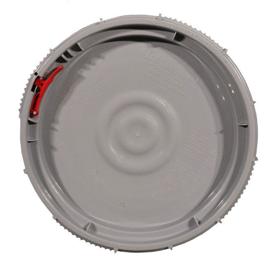 Gray HDPE Screw Top Cover for Plastic Pails 3.5 - 6 Gallons. Pipeline ...