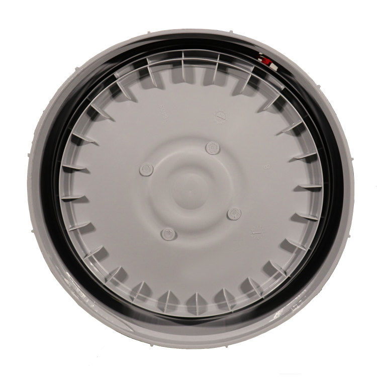 Gray HDPE Screw Top Cover for Plastic Pails 3.5 - 6 Gallons. Pipeline ...