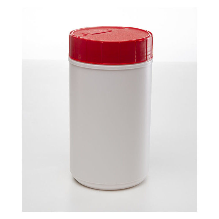 120 mm Red PP Spring Loaded Canister Lid, Unlined. Pipeline Packaging