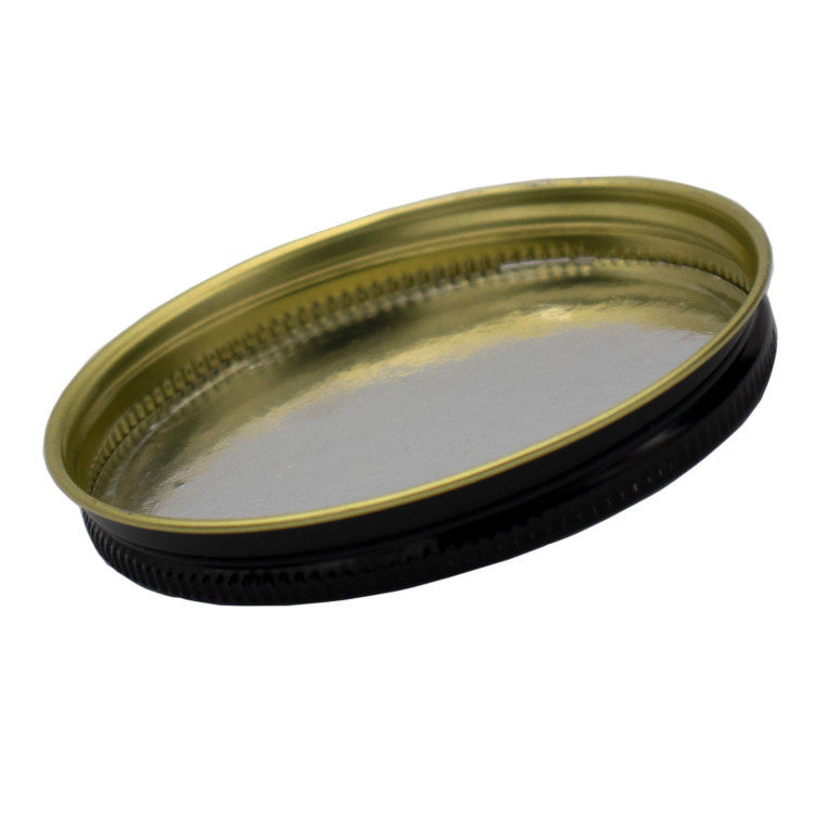 70-400 Black Metal Screw Cap w/ Pulp & Aluminum Foil Liner. Pipeline ...