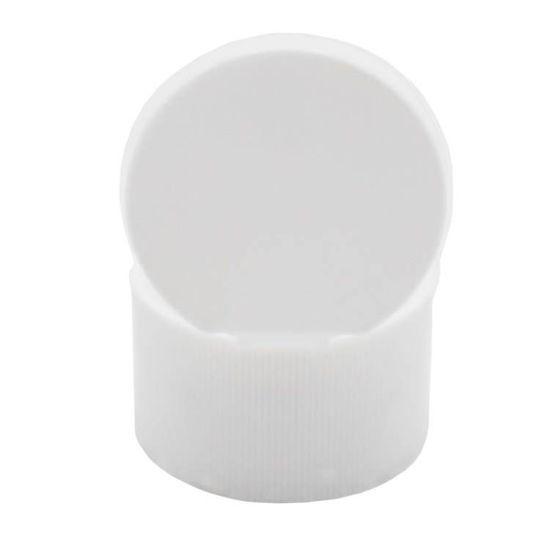 28-410 WHITE PP FLIP TOP CAP FOIL LINED FOR HDPE. Pipeline Packaging