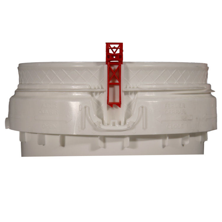 12 Gallon White HDPE Life Latch New Generation Pail. Pipeline Packaging