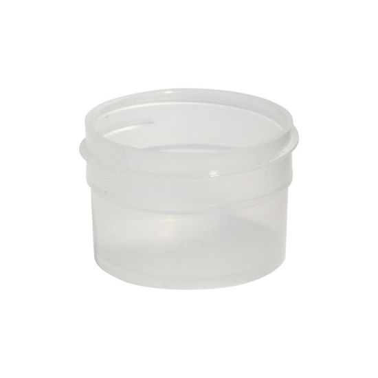 Plastic Jars With Screw On Lids Consolidated Plastics 8 Ounce Natural ...