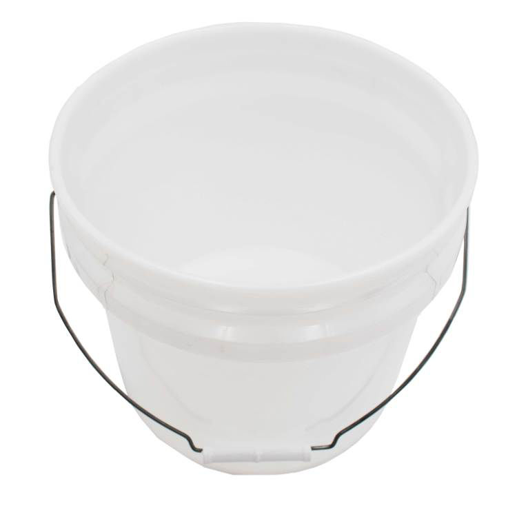 3.5 GALLON NATURAL HDPE OPEN HEAD PAIL. Pipeline Packaging