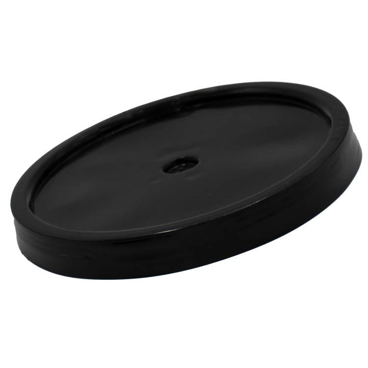 2 GALLON BLACK COVER, HDPE, TEAR TAB. Pipeline Packaging