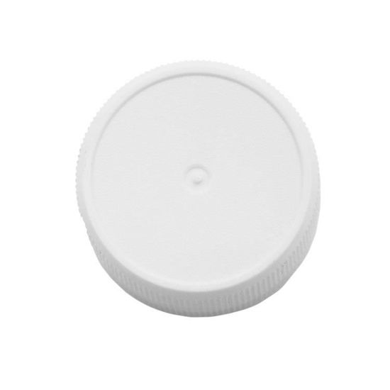 28-410 WHITE PP SCREW W/ FOAM LINER/PS22, 2 PIECE PRESSURE SENSITIVE ...
