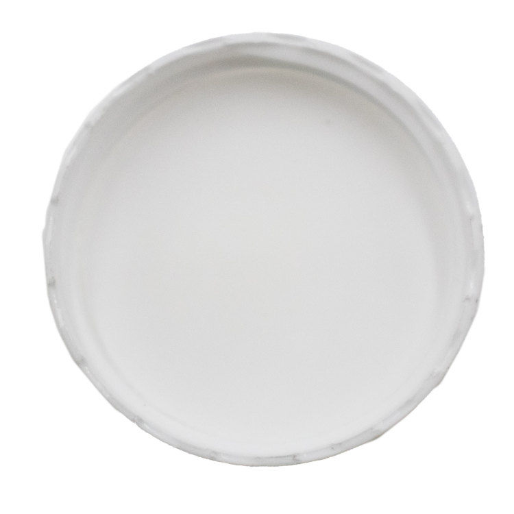 WHITE PP MATTE TOP, RIBBED SIDES CAP, F-217 LINER, 38-400 NECK FINISH ...
