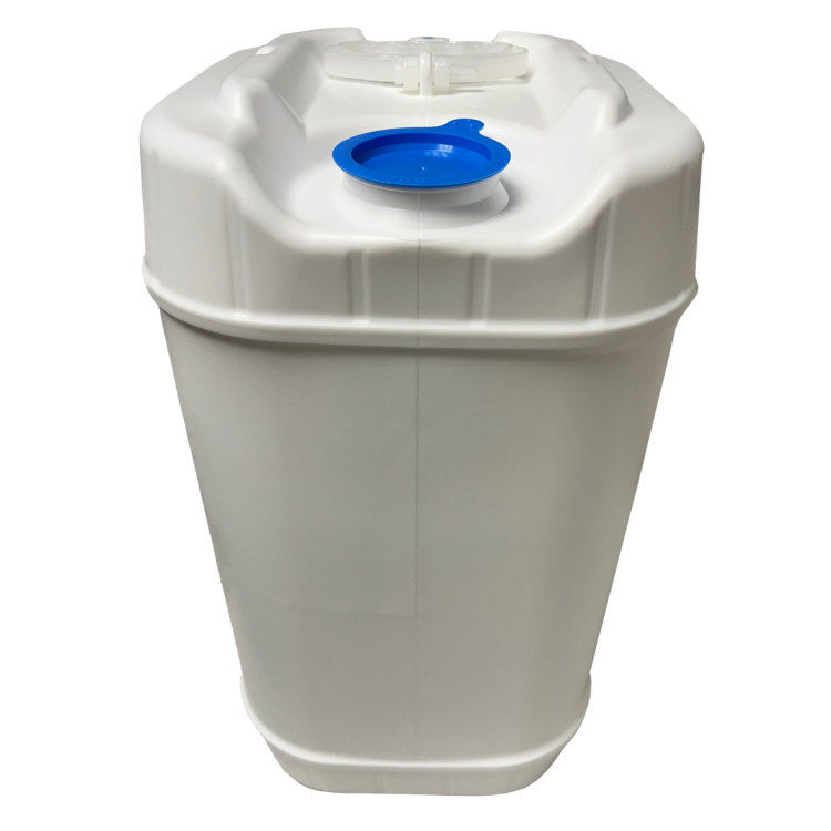 6 Gallon White HDPE Rectangular Tight Head Pail, UN Rated, 48_63 MM ...