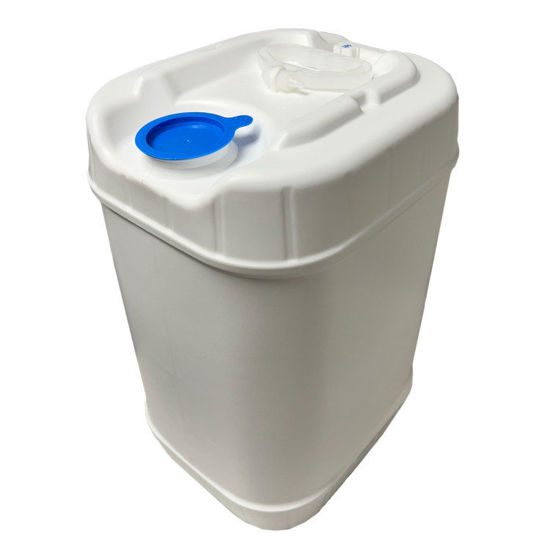 6 Gallon White HDPE Rectangular Tight Head Pail, UN Rated, 48_63 MM ...
