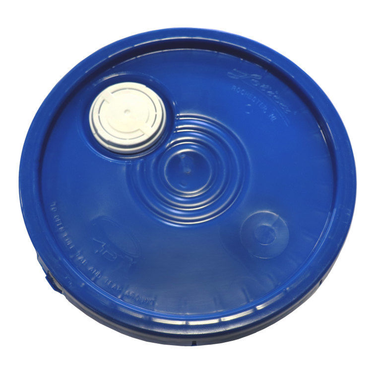 3.5-6 Gallon Blue HDPE Cover All Plastic Spout Tear Tab. Pipeline Packaging