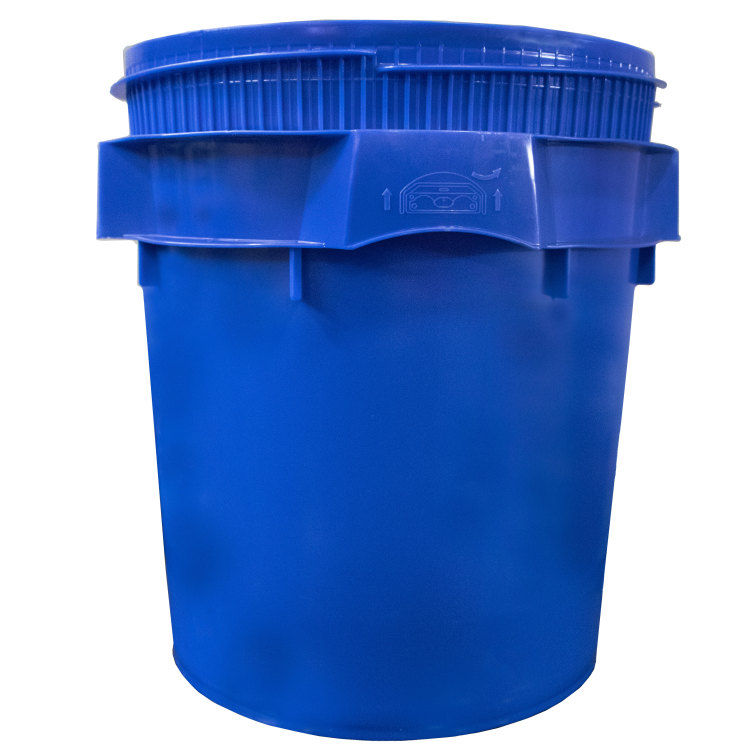 7.7 Gallon Blue HDPE Screw Top Pail, Lite Latch, UN Rated. Pipeline ...