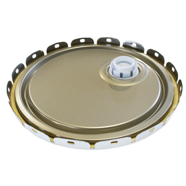 2.5-7-Gallon White Rust Inhibited Steel Lug Cover, Self Vent, Rieke ...