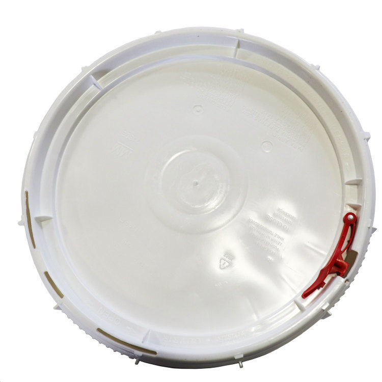 2-2.5 Gallon White Life Latch New Generation, HDPE Plastic, Screw Top ...
