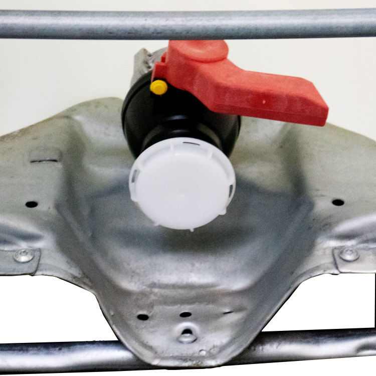 275-Gallon Reconditioned IBC Tote, Natural Bottle, 6" Fill Cap w/ 2 ...