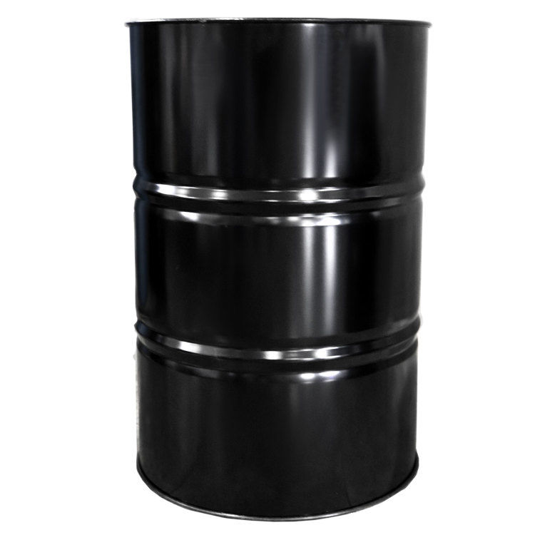 55 Gallon Black Steel Tight Head Drum, Unlined, 2" & 3/4" Tri-Sure ...