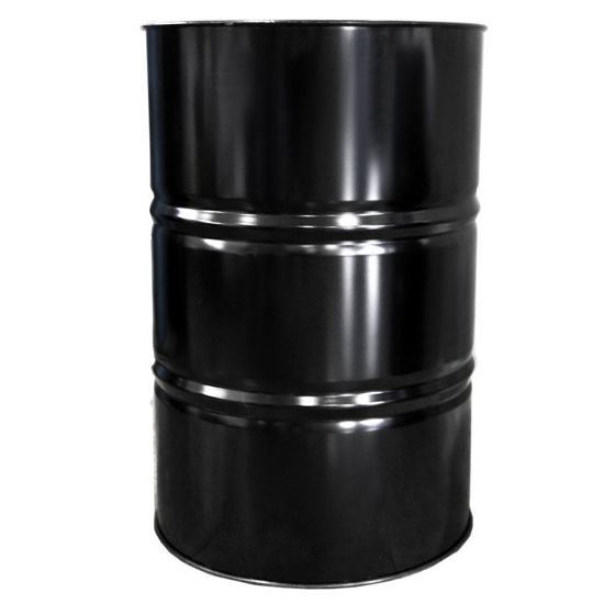 55 Gallon Black Steel Tight Head Drum, Unlined, 2" & 3/4" Tri-Sure ...