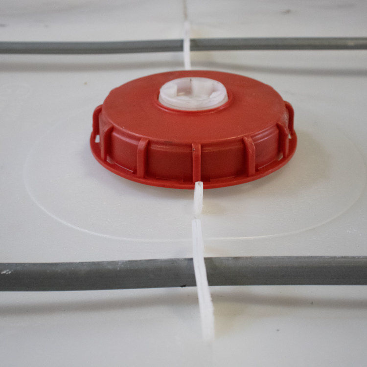 275-Gallon Reconditioned IBC Tote, Steel Cage, Natural Bottle, 2" Quick ...