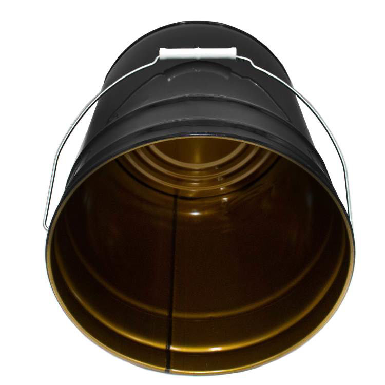 5 Gallon Open Head Steel Pail w/ Clear Phenolic Lining, UN Rated ...