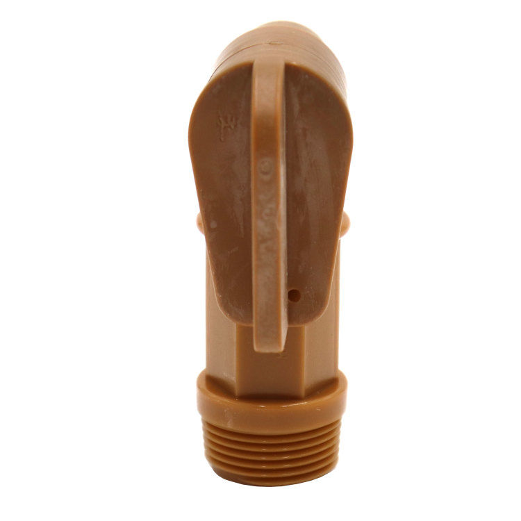 Rieke Gold PE Plastic Flo-rite 3/4" Faucet, DF-103. Pipeline Packaging