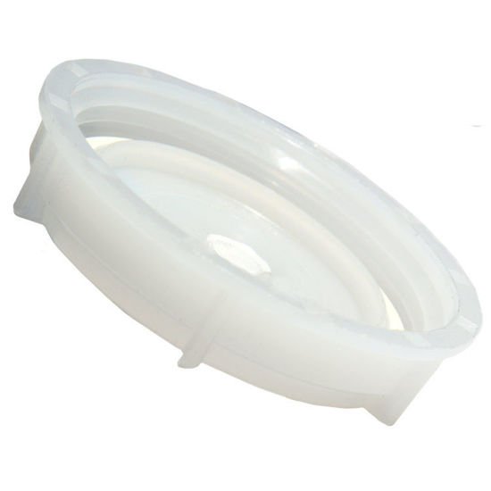 70 mm Natural PP Screw Cap with EPDM Gasket. Pipeline Packaging