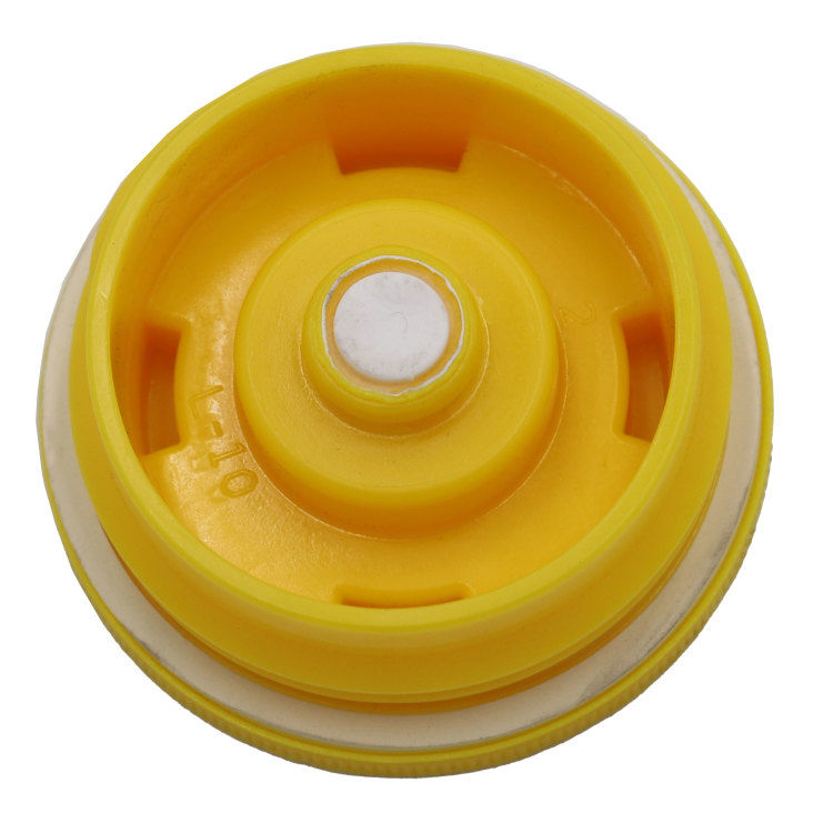 2" Yellow PP Plastic Buttress Plug. Pipeline Packaging
