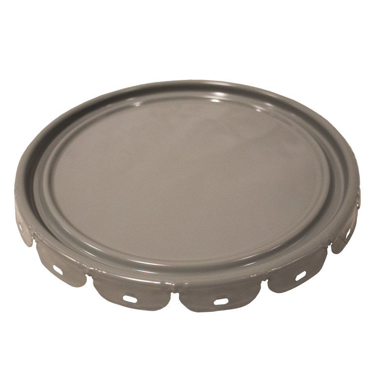 5 Gallon Gray Rust Inhibitor Steel Open Head Pail, Straight Side with ...