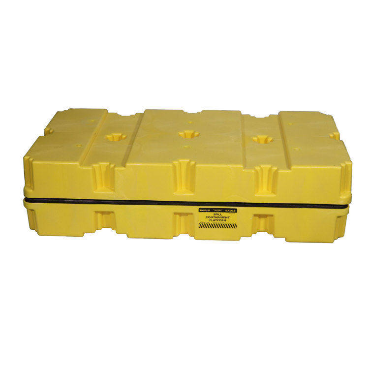 Four Drum Modular Spill Platform, 30 Gallon Capacity. Pipeline Packaging