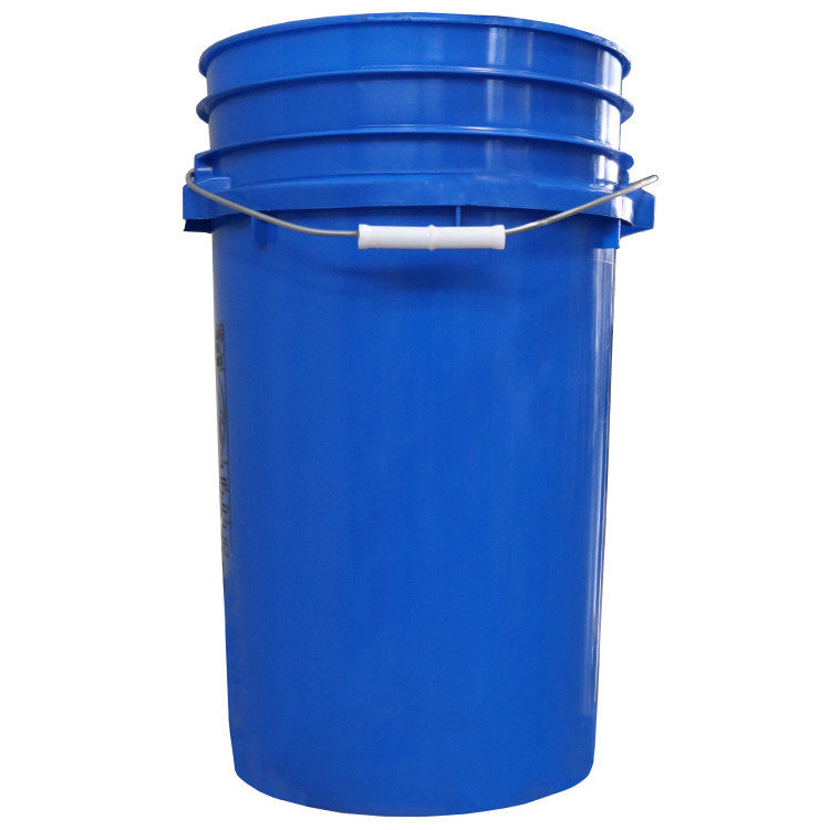 7 Gallon Blue #BL45 HDPE Plastic Open Head Pail, w/ CWL. Pipeline Packaging