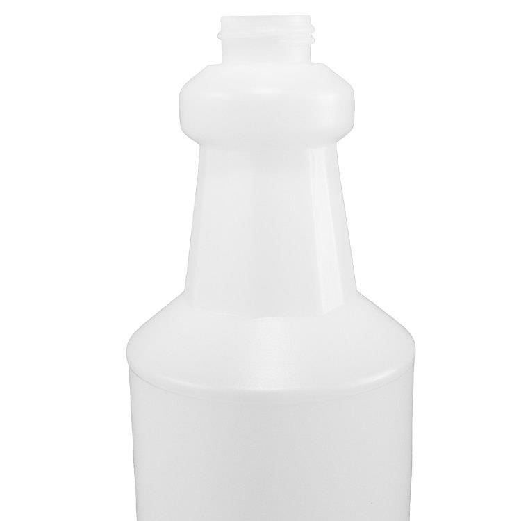 32 oz Natural HDPE Plastic Fluted Decanter Bottle, 28-400 Neck Finish ...