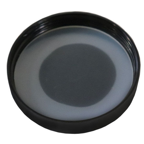 63-400 Black Phenolic Plastic Smooth Top Cap, Smooth Sides, Solid PE ...