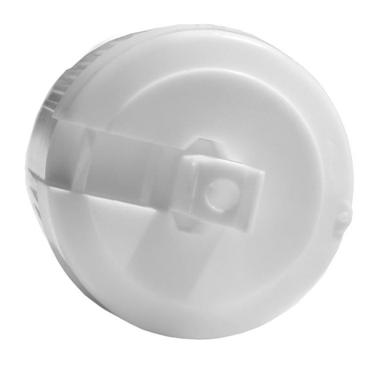 28-410 White PE Turret Spout, PS121 Land Seal. Pipeline Packaging