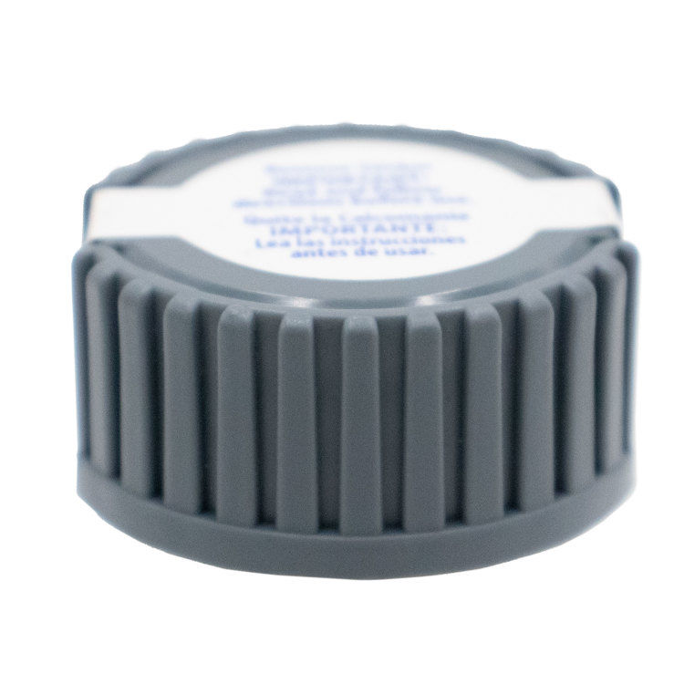 38-400 GRAY PP SNAP ADAPT, RIBBED SIDE CAP, LINING OF 19MM HT, TOP ...