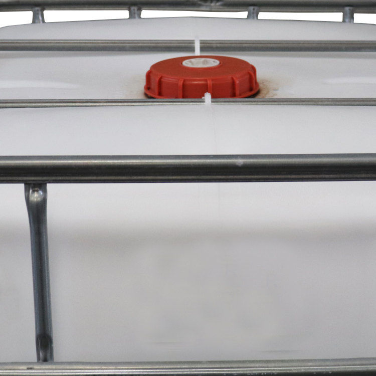 275 Gallon Reconditioned IBC Tote, Natural Bottle, 2 Quick Disconnect ...