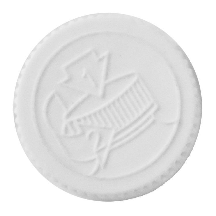 24 MM White PP Plastic Child Resistant Cap, F217 Liner. Pipeline Packaging