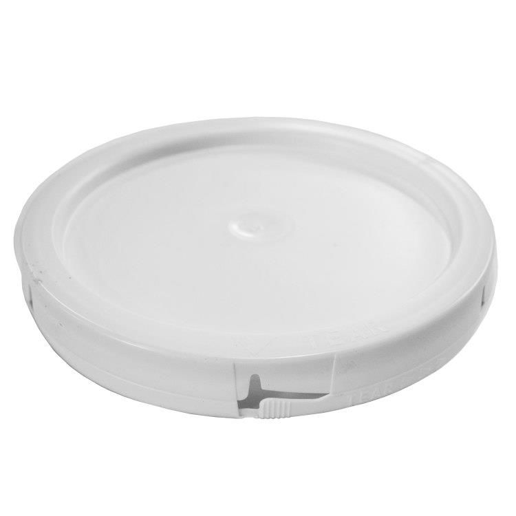 1-Gallon White HDPE Cover, Tear Tab w/ Gasket, Anti-Static. Pipeline ...