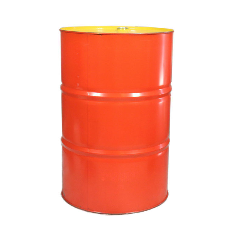 55 Gallon Shell Red Steel Tight Head Drum, Unlined, Yellow Cover, 2 ...