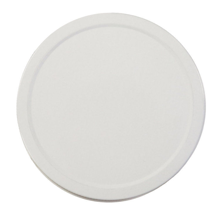 110-400 White Metal Cap, Plastisol Liner, No Button. Pipeline Packaging