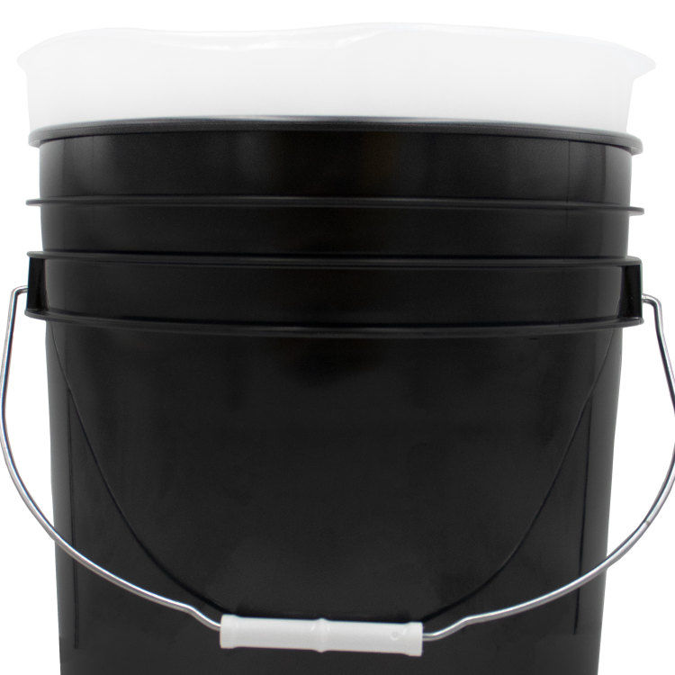 5 Gallon LDPE Plastic Natural Pail Liner for Plastic Pail Only ...