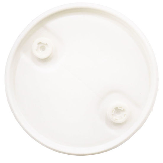 55 Gallon Natural HDPE Plastic Tight Head Drum, 2 x 2" Bung, UN Rated ...