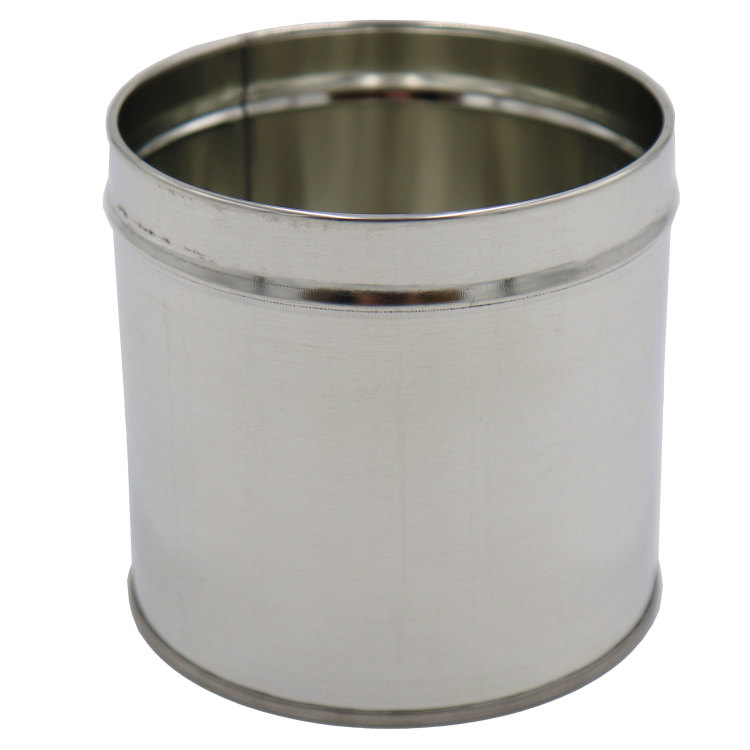 2 Pound Ink Tin Can, Unlined, w/ Slip Cover, 4 1/4" Diameter. Pipeline ...