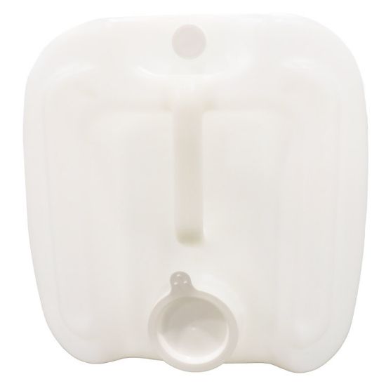 5 Gallon, Natural HDPE Plastic Rectangular Tight Head Pail, 70 mm ...