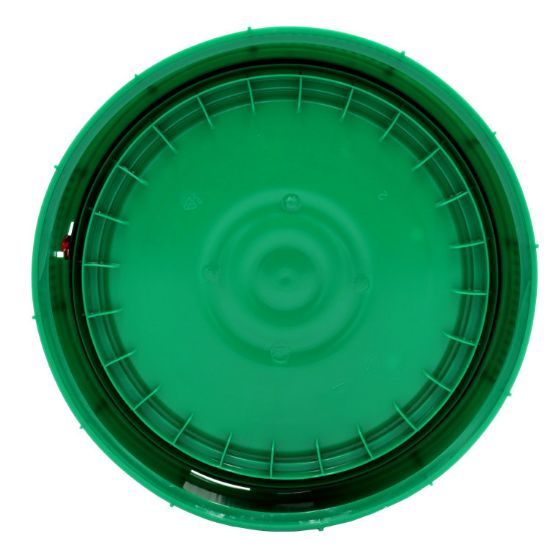 3.5-6.5 Gallon Green HDPE Plastic Life Latch Screwtop Pail Cover, w ...