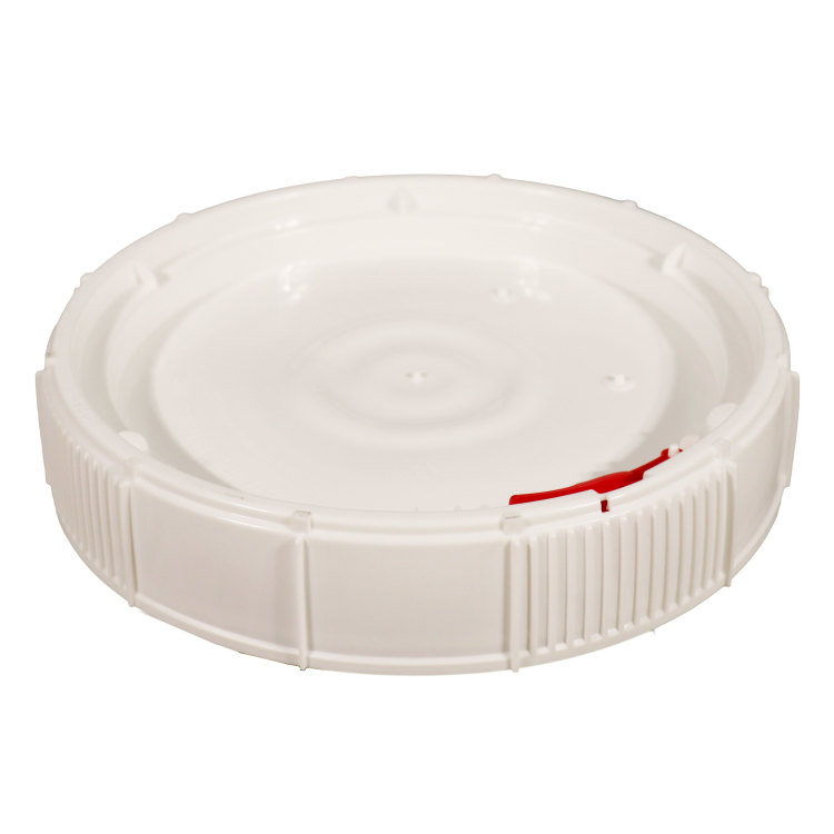 3.5-6.5 Gallon White HDPE Plastic Life Latch Screw Top Pail Cover, w ...