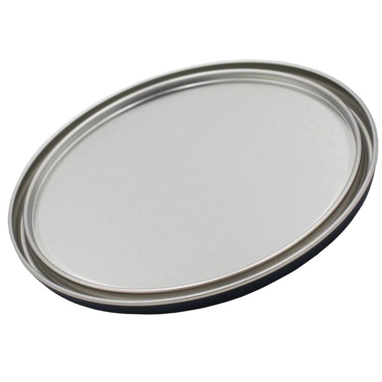 1 Gallon Metal Round Paint Can Lid, Matte Gray Epoxy Lined. Pipeline ...